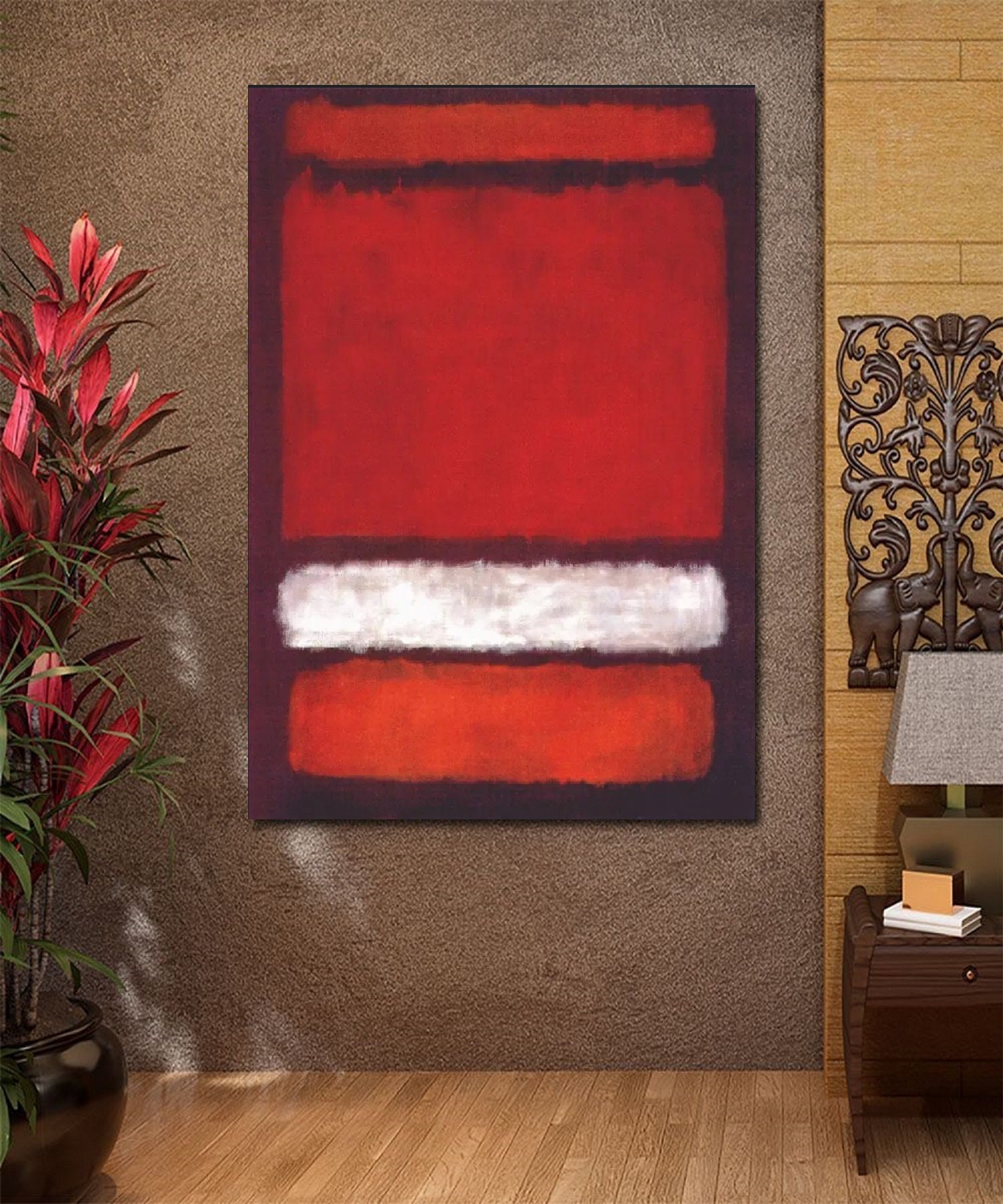 Mark Rothko Reproduction Blue White and Red Mark Rothko No 7 - Etsy