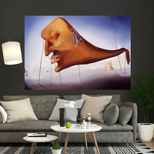 Salvador Dali Sleep (le Sommeil) Art Print Giclee High Quality Paper ...