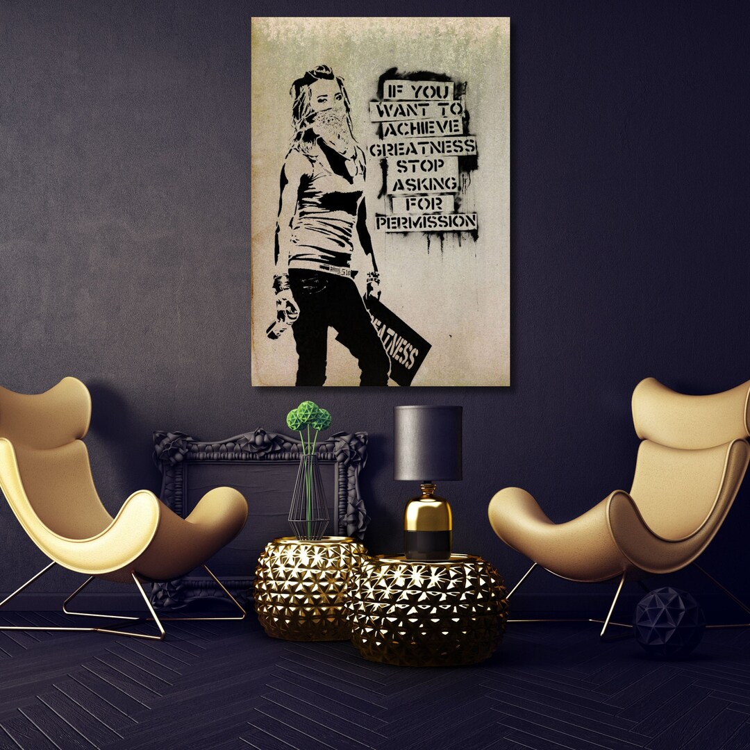 Banksy Canvas, Banksy Print, Banksy Art Print, Banksy Wall Art, Banksy ...