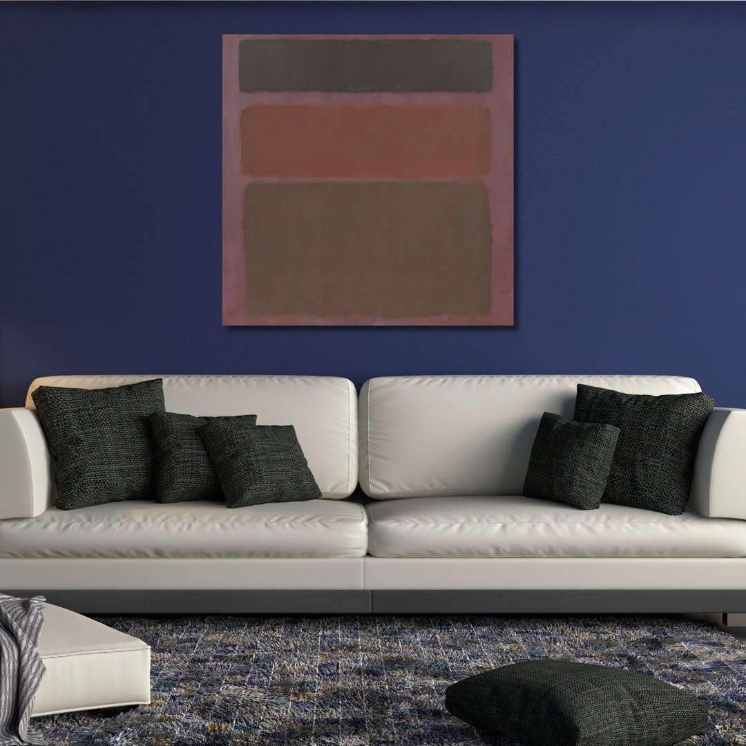 Mark Rothko No 16 Canvas Wall Art Rothko Canvas Rothko Wall Art, Rothko ...