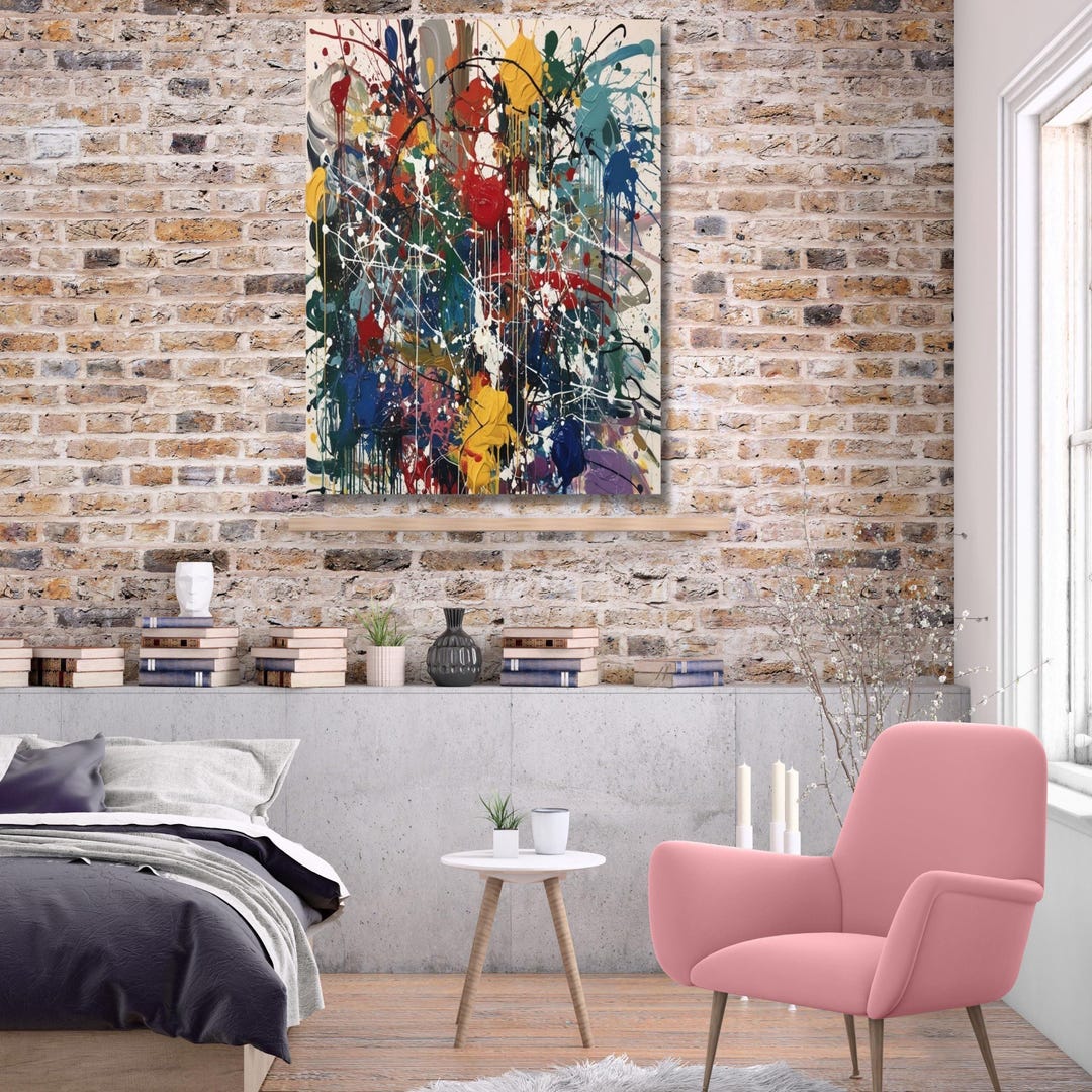 Jackson Pollock Canvas Wall Art, Jackson Pollock Number 16 Wall Art ...