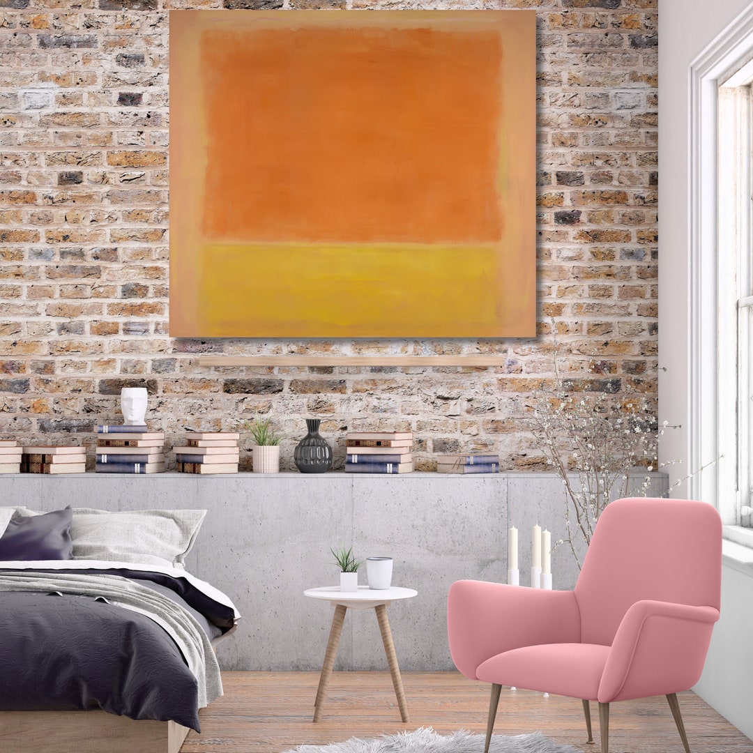 Mark Rothko Canvas, Mark Rothko Print, Museum Exhibition Poster, Modern ...