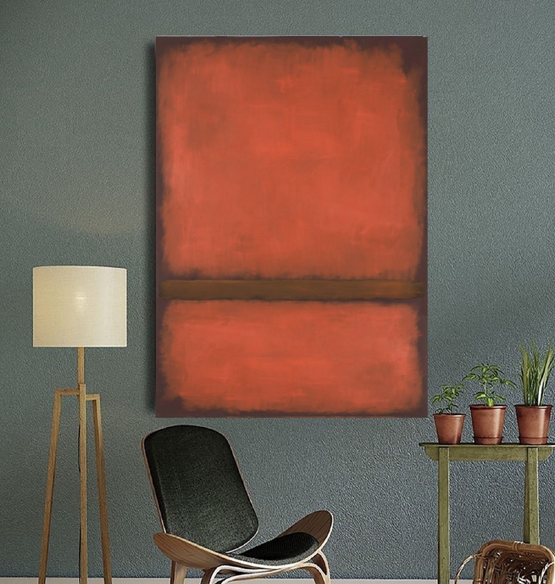 Mark Rothko Poster Mark Rothko Style Abstract Rothko Wall Art Rothko ...