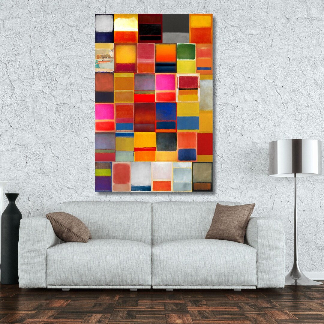 Collage Mark Rothko Canvas Wall Art Mark Rothko Museum Art Rothko ...