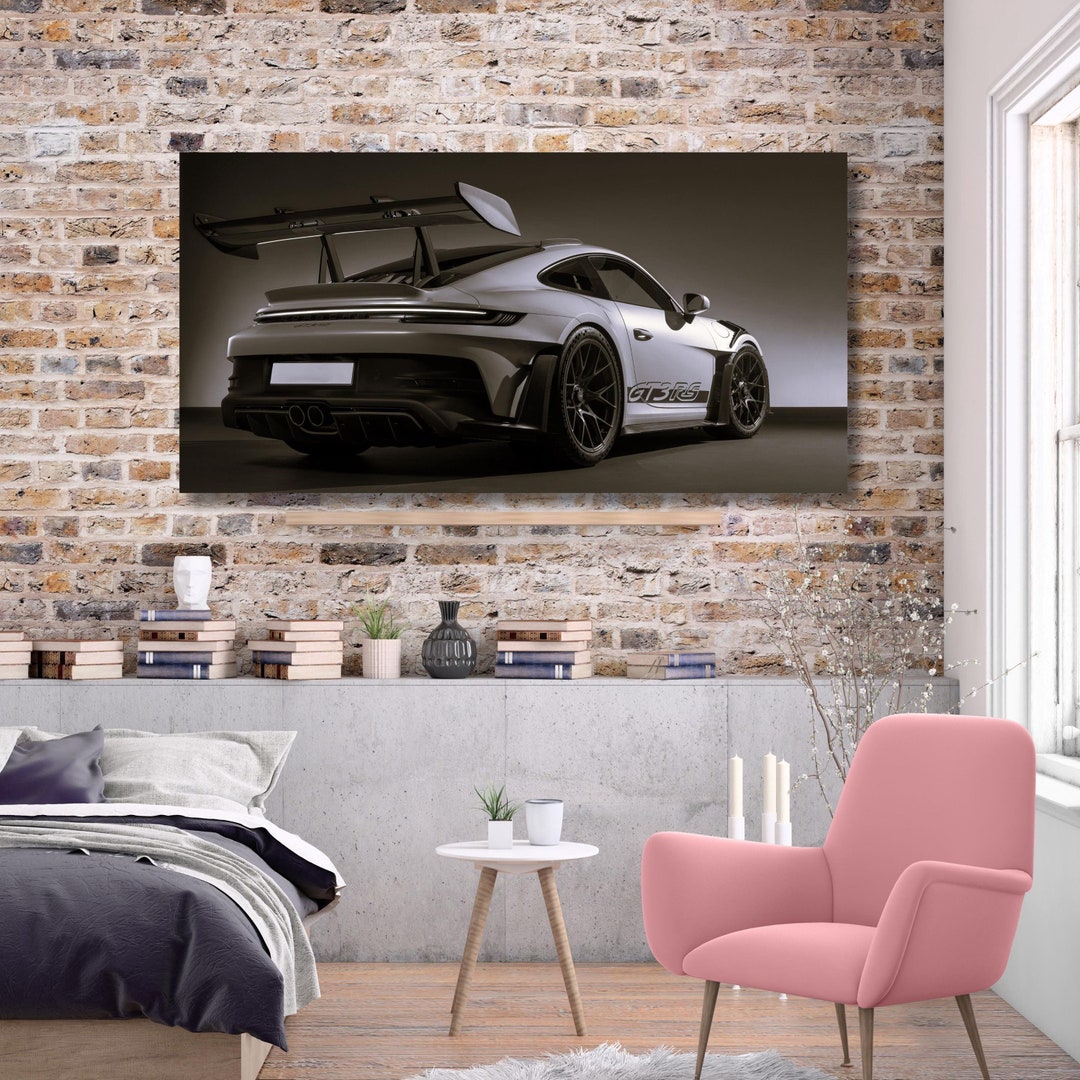 Porsche 911 GT3 RS3 Canvas Porsche Canvas Print Porsche Wall Art Sport ...