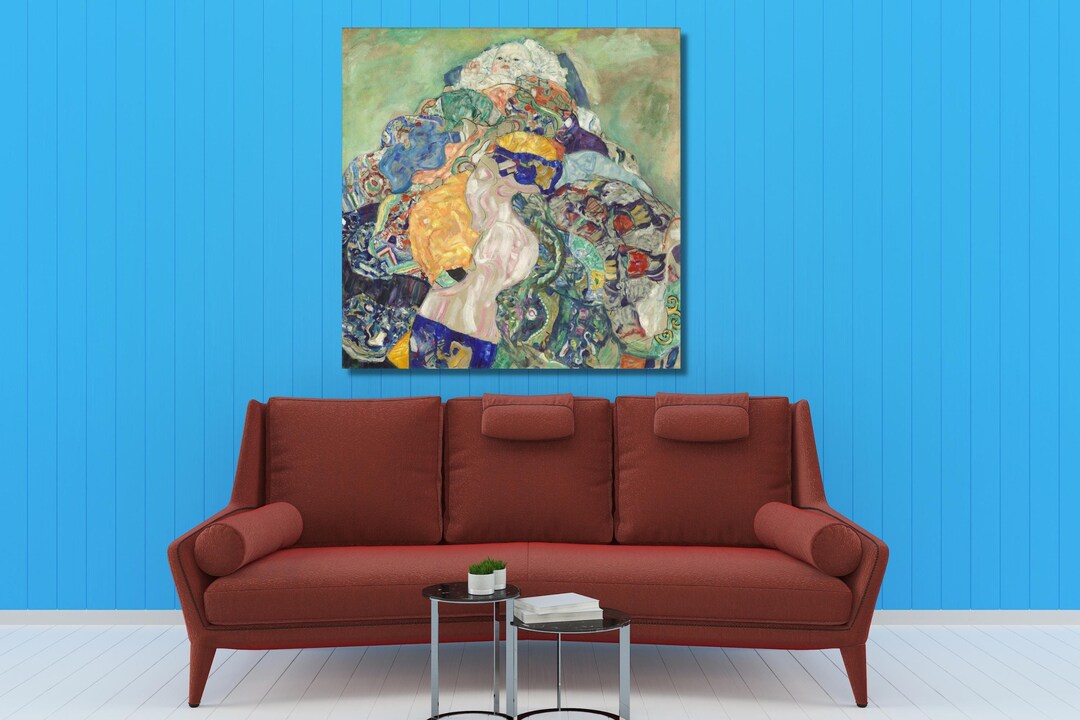 Gustav Klimt Baby Canvas Wall Art Gustav Klimt Baby Print Vintage Klimt ...