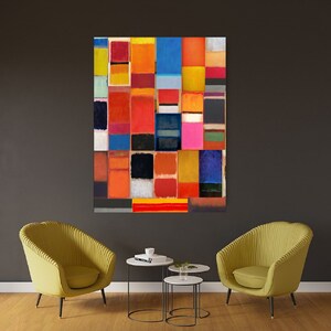 Collage Mark Rothko Canvas Wall Art Mark Rothko Museum Exhibition Mark ...