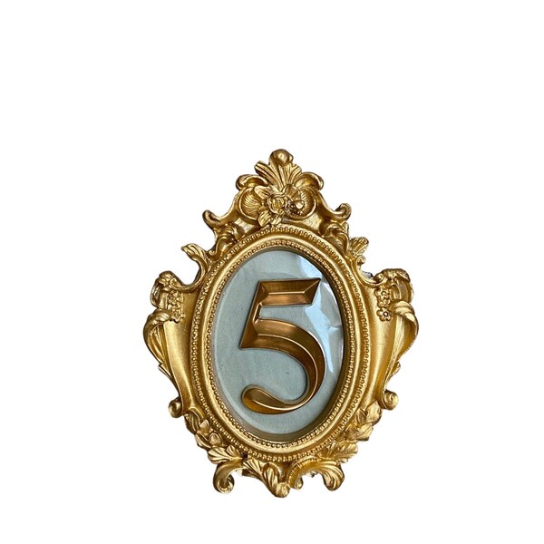 Table Number Frames - Etsy UK