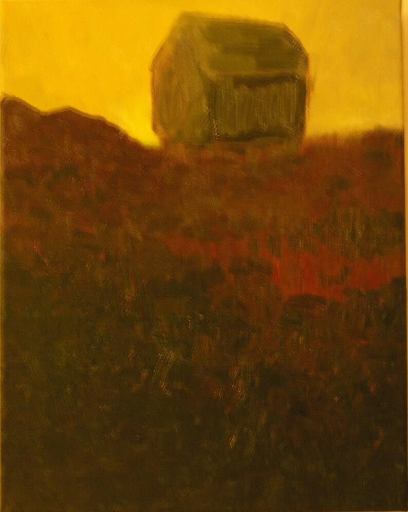 Prairie Cottage [acrylic Landscape Painting] - Etsy