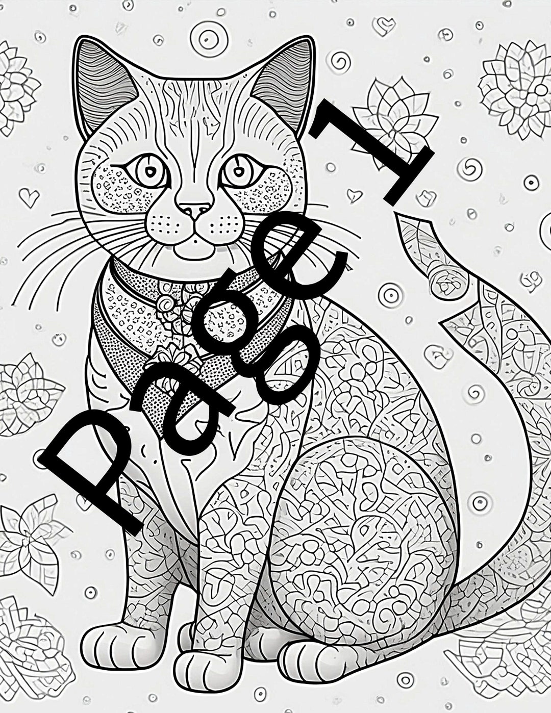 Cats Coloring Book: A Purrfect Collection for Cat Lovers - Etsy