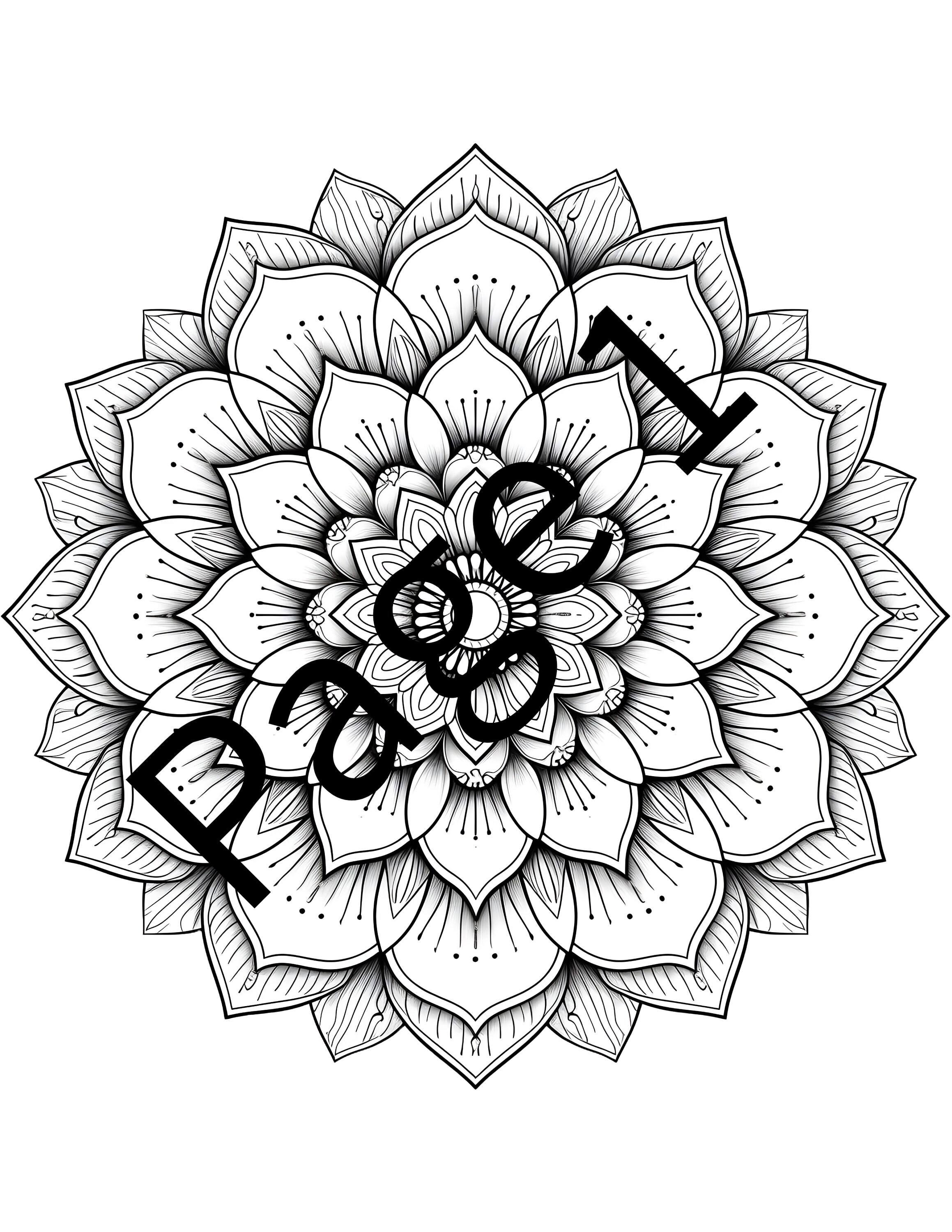 Flower Mandala Coloring Book for Relaxation and Creativity - Etsy