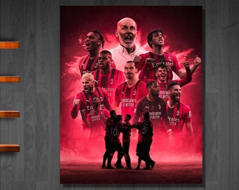 Ac Milan 2022 Poster - Etsy