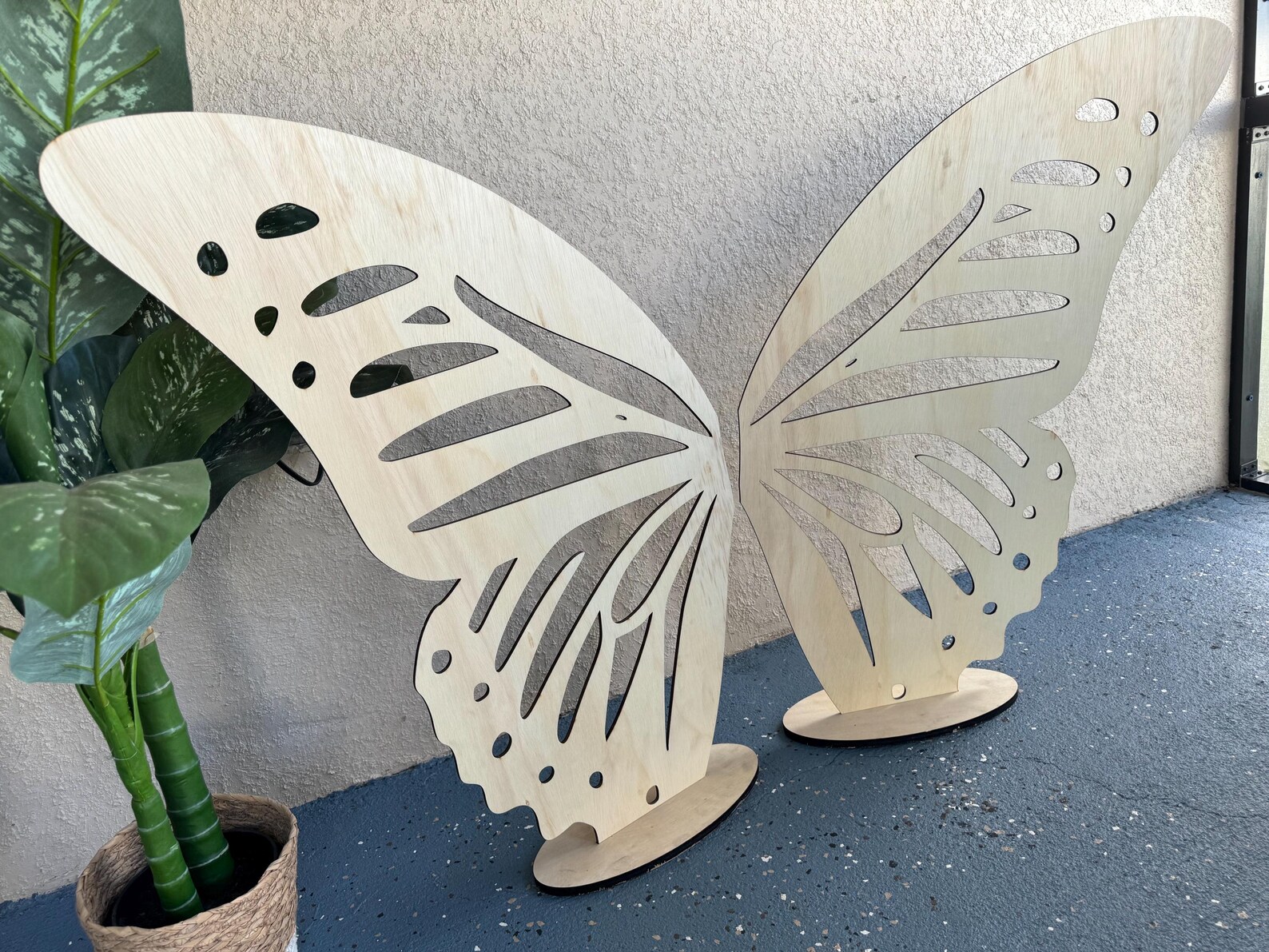 Large Butterfly Prop 3ft, Wood Butterfly Cutout, Baby Shower and Kids ...