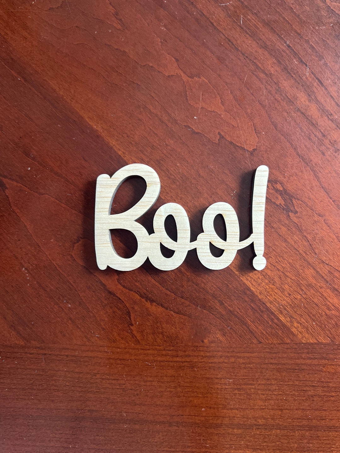 Unfinished Boo! Word, Halloween Words, Boo! Word, Halloween Decor, DIY ...