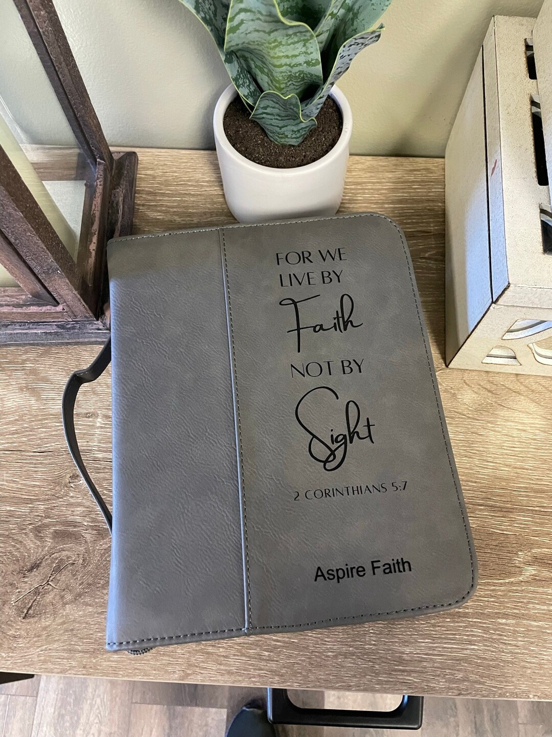 Custom Leather Bible Cover - Etsy