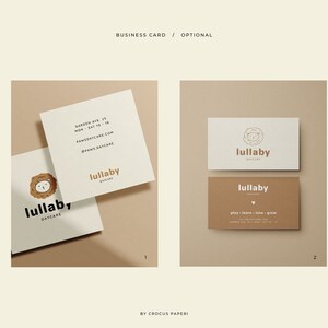LULLABY Brand Assets Baby Premade Logo Design, Cute Logo, Newborn Logo ...