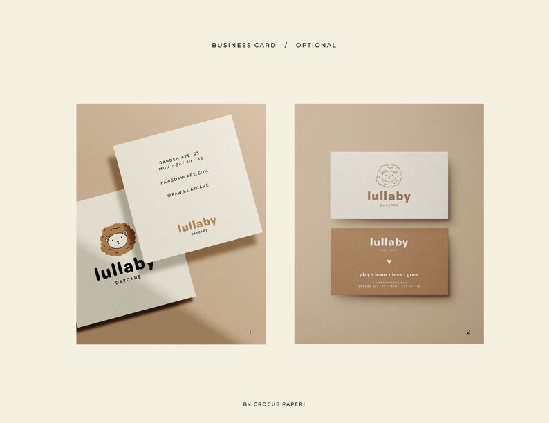 LULLABY Brand Assets Baby Premade Logo Design, Cute Logo, Newborn Logo ...