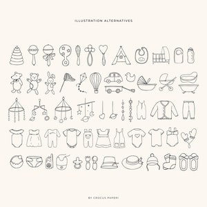 LITTLE OLIVER Brand Assets | Baby Premade Logo Design, Cute Logo ...