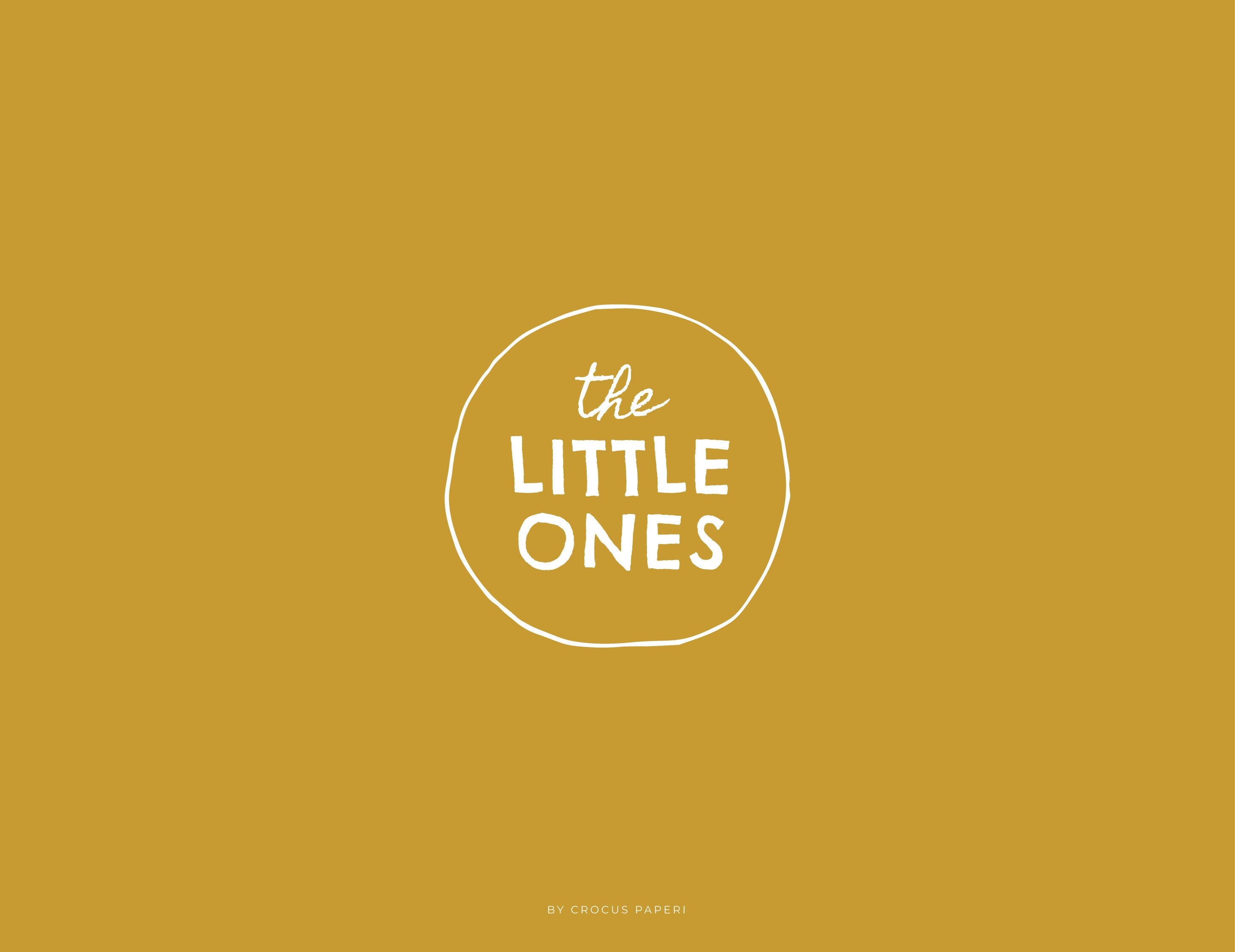 LITTLE ONES Brand Assets | Baby Premade Logo Design, Funky Logo ...