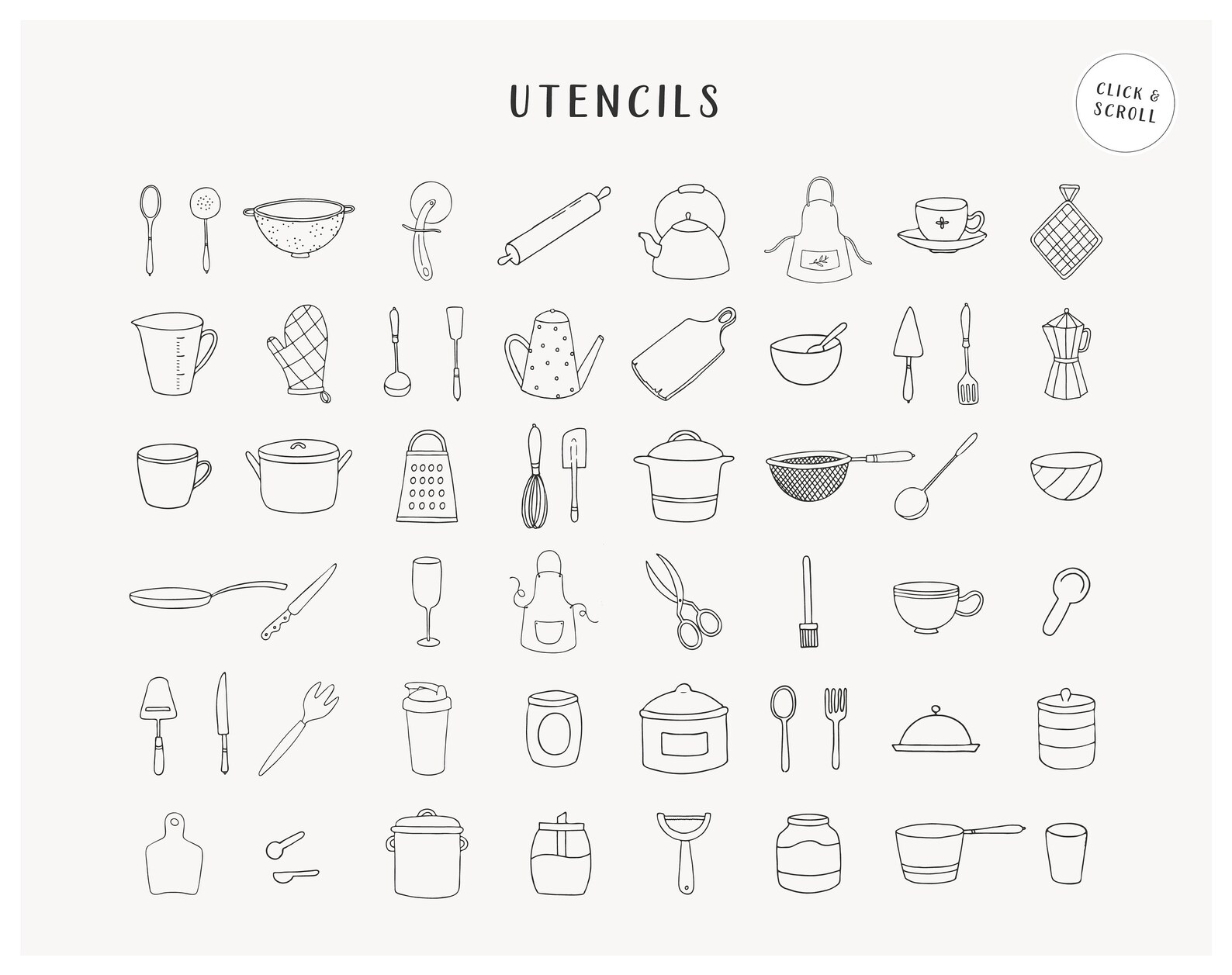 FOOD & COOKING Logos, Illustrations, Patterns Bundle Cafe Logo, Bakery ...