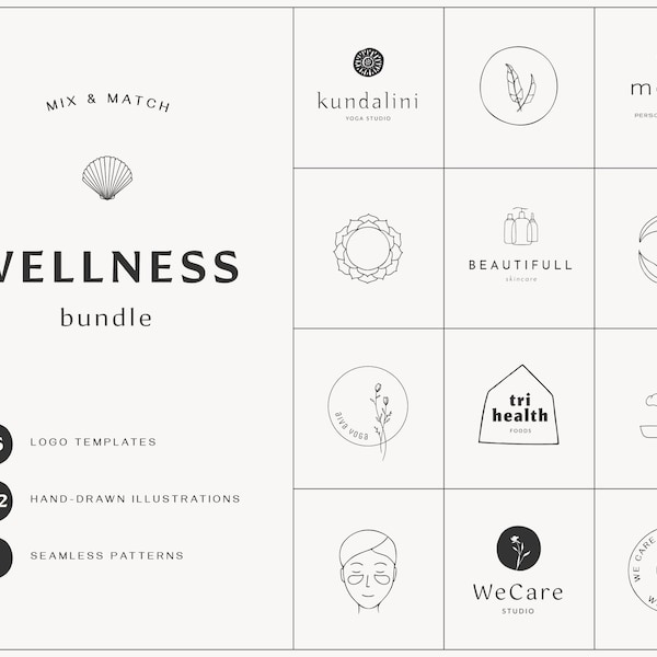 Wellness Logo - Etsy