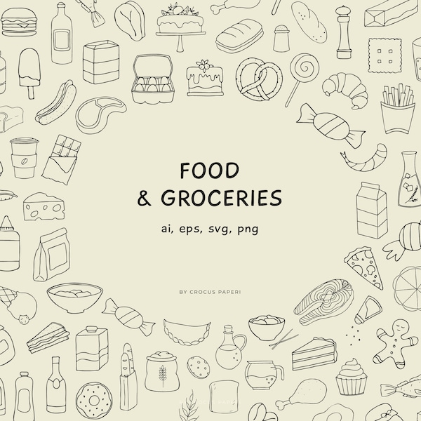 WELLNESS Hand-drawn Line Art Wellness Beauty Spa Yoga Pilates Skincare ...