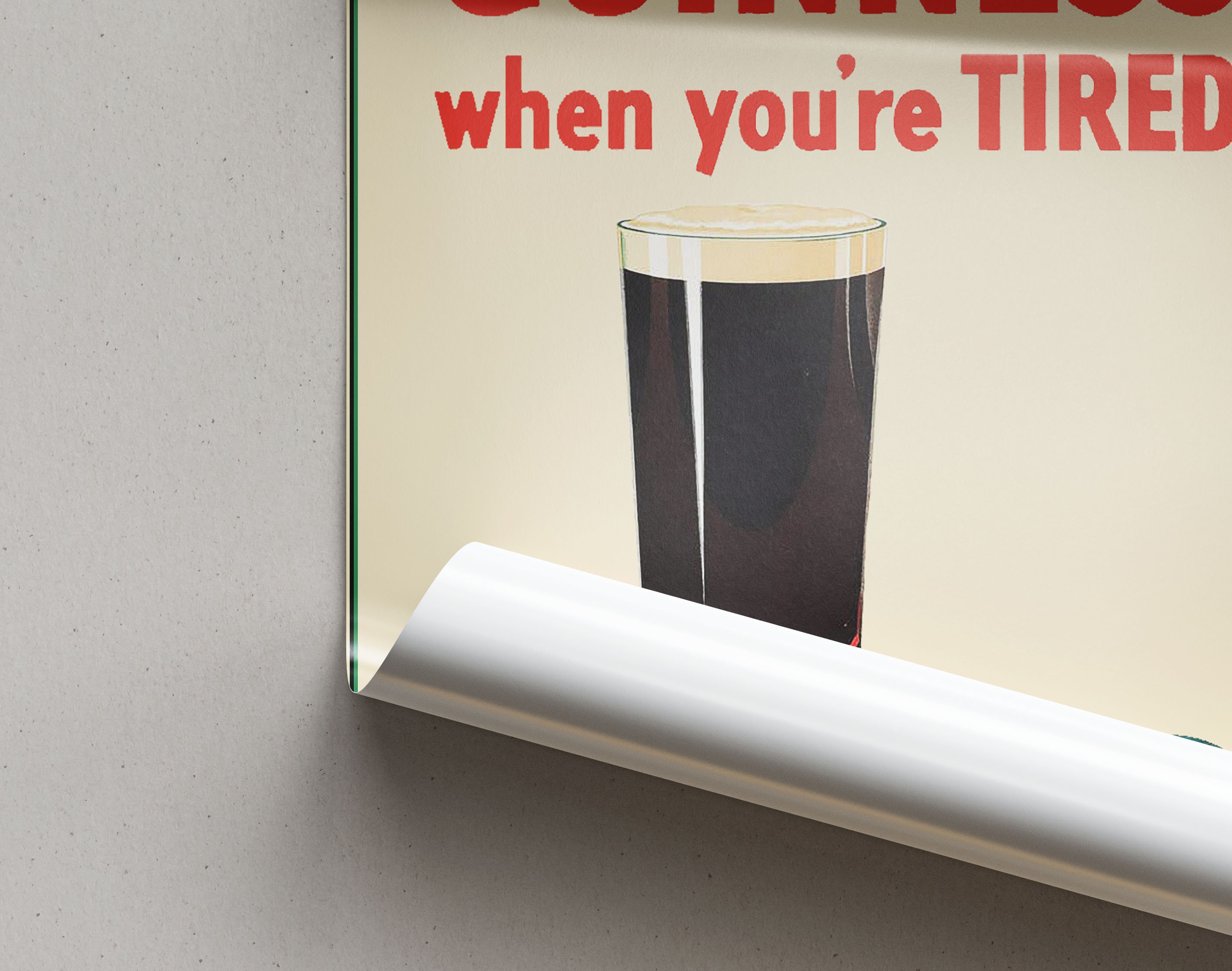 Guinness Beer Poster Guinness Wall Decor Vintage Bar - Etsy