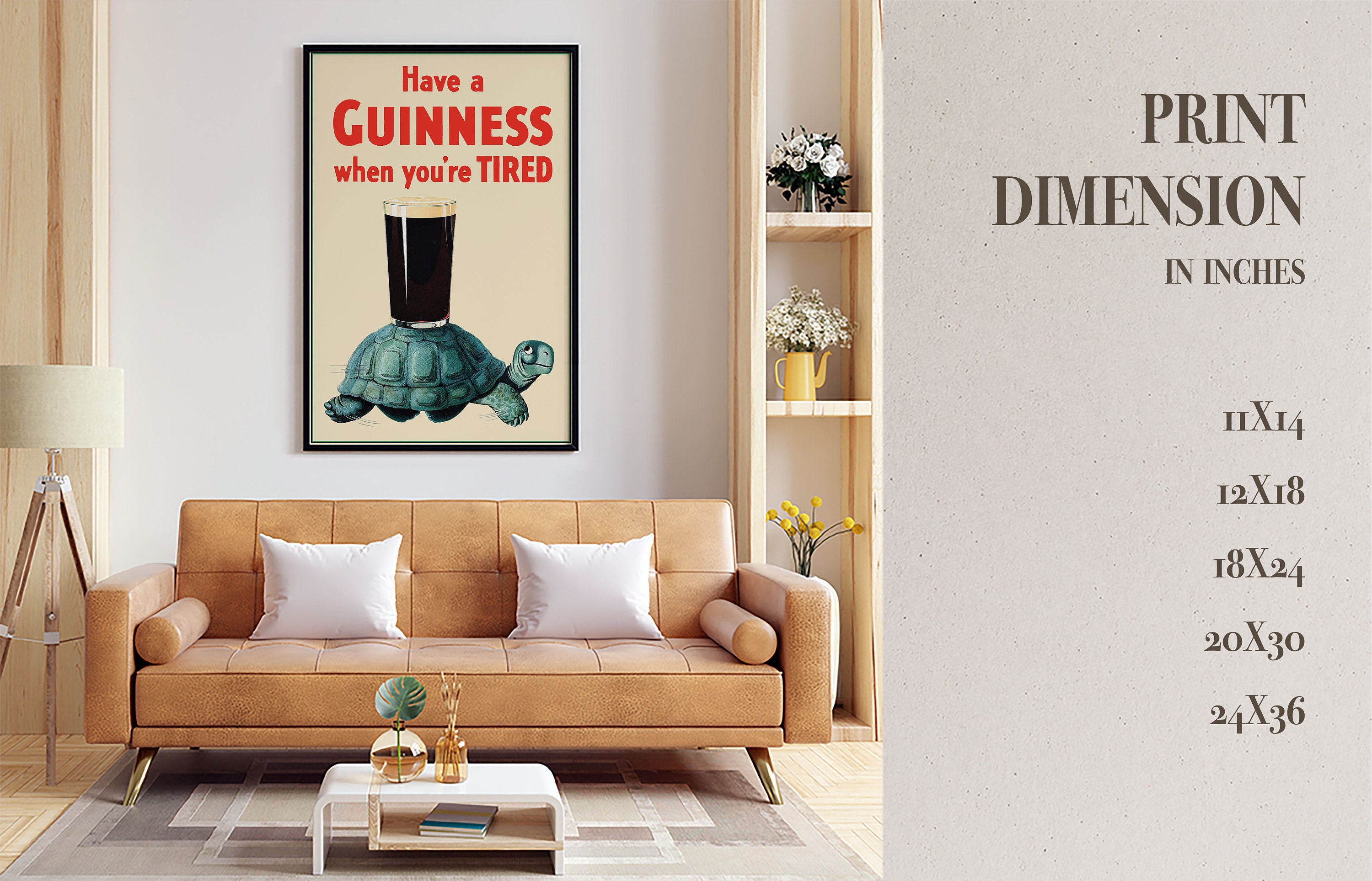 Guinness Beer Poster Guinness Wall Decor Vintage Bar Poster Guinness ...