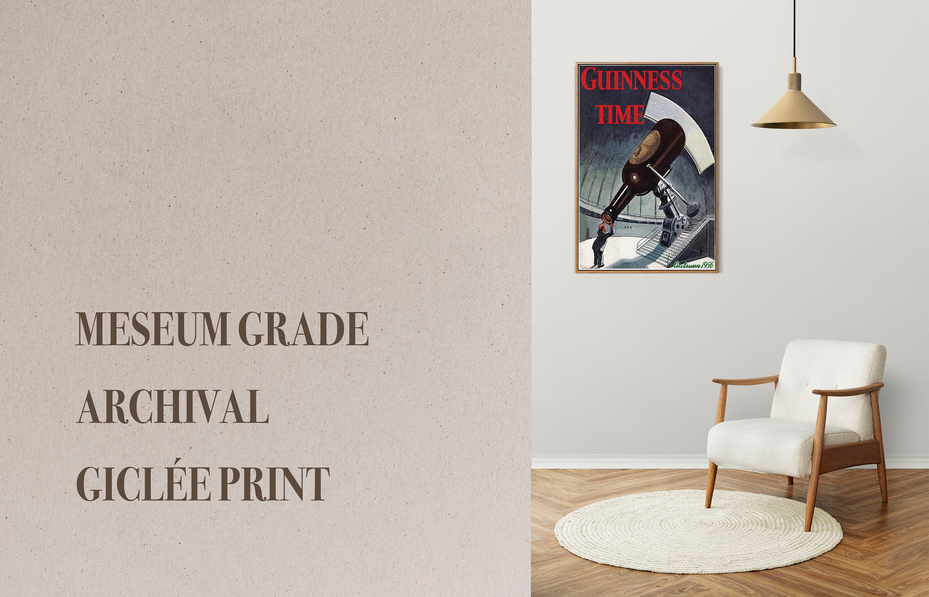 Guinness Beer Poster Guinness Wall Decor Vintage Bar - Etsy