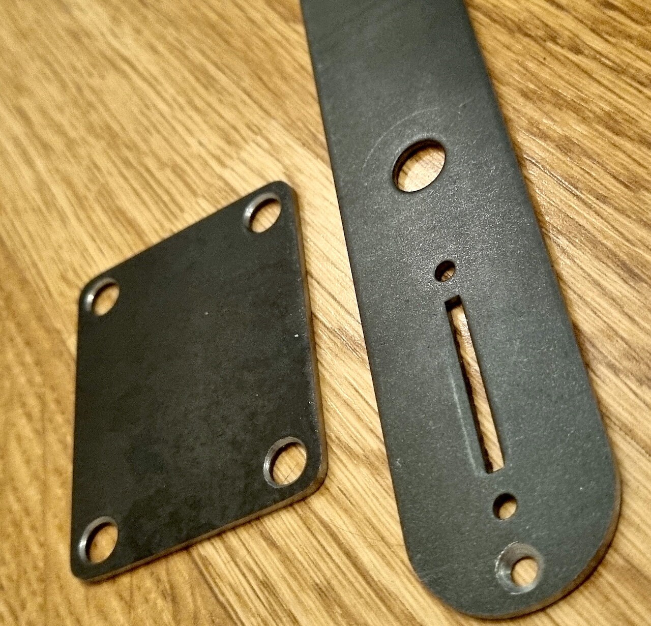 Telecaster Raw Metal Control Plate Set Standard - Etsy