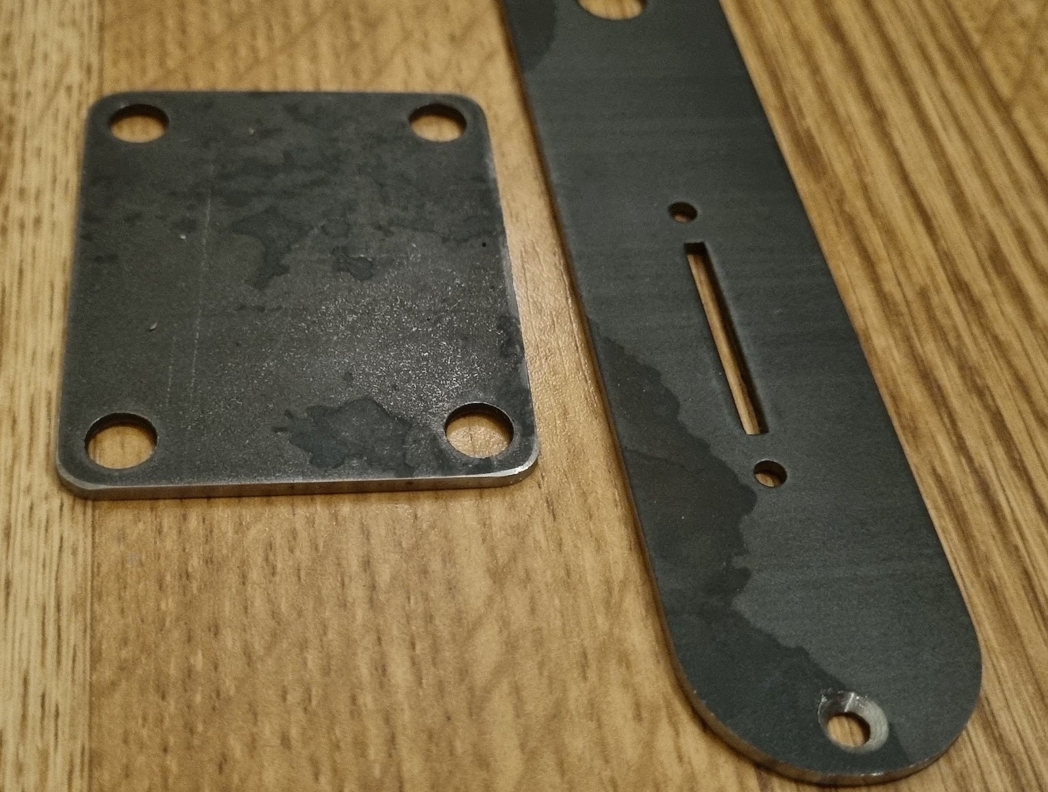 Telecaster Raw Metal Control Plate Set 1 Pot / 1 Switch - Etsy