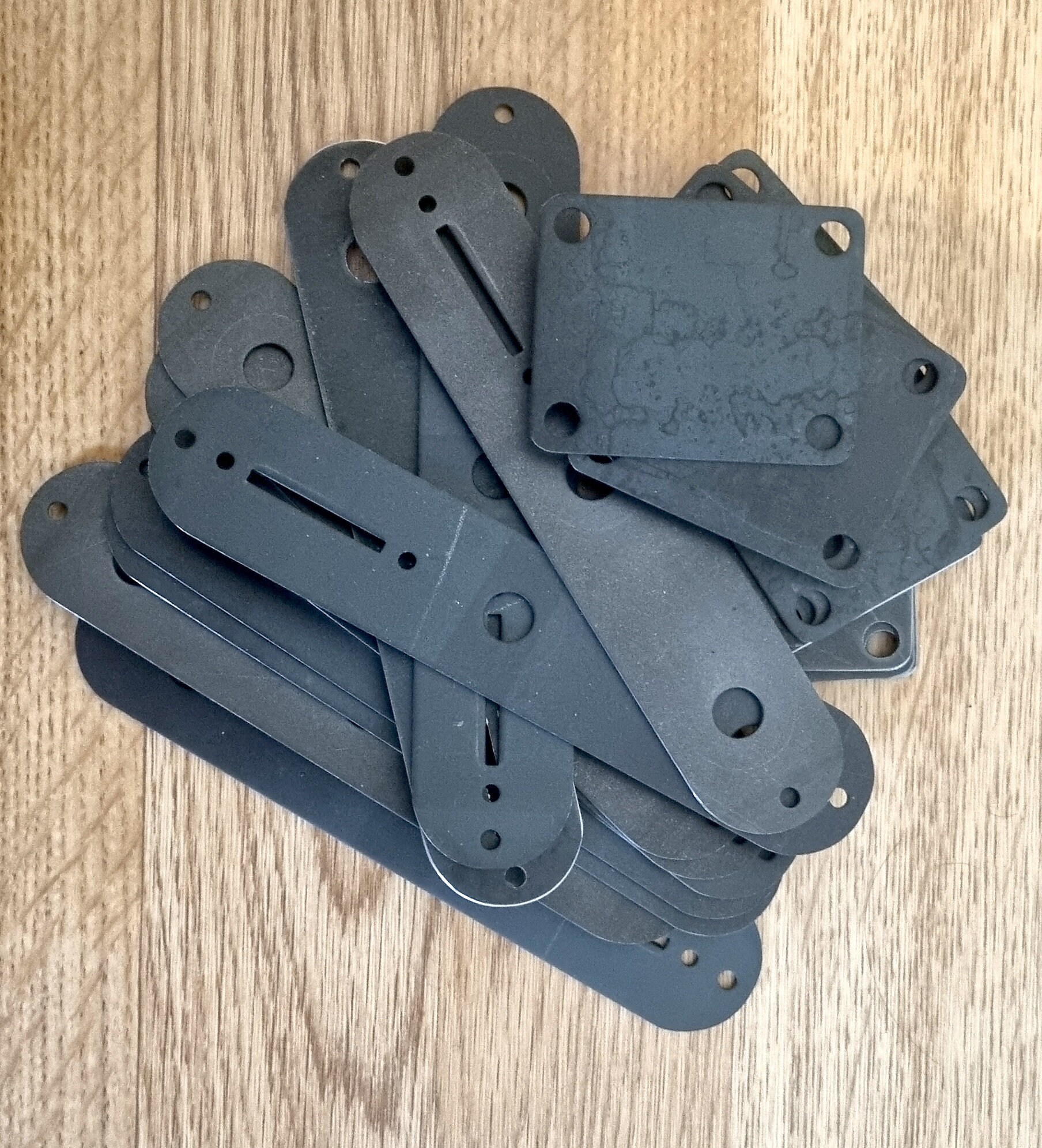 Telecaster Raw Metal Control Plate Set Standard - Etsy