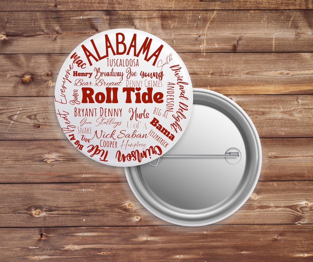 Alabama Gameday Button Digital Download - Etsy