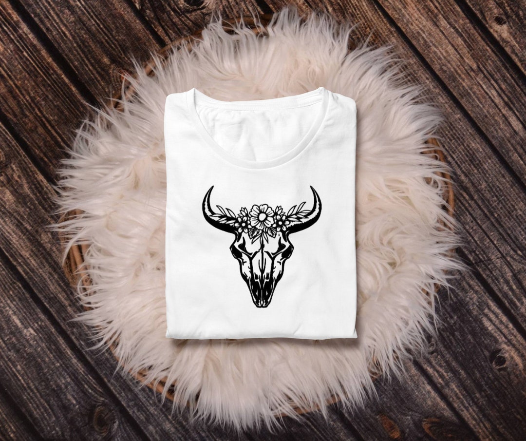 Aztec Bull With Flow Crown SVG - Etsy