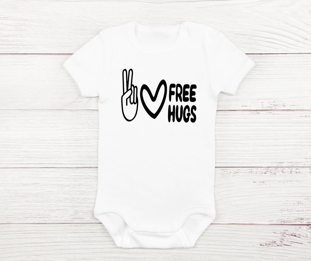 Peace Love Free Hugs SVG - Etsy