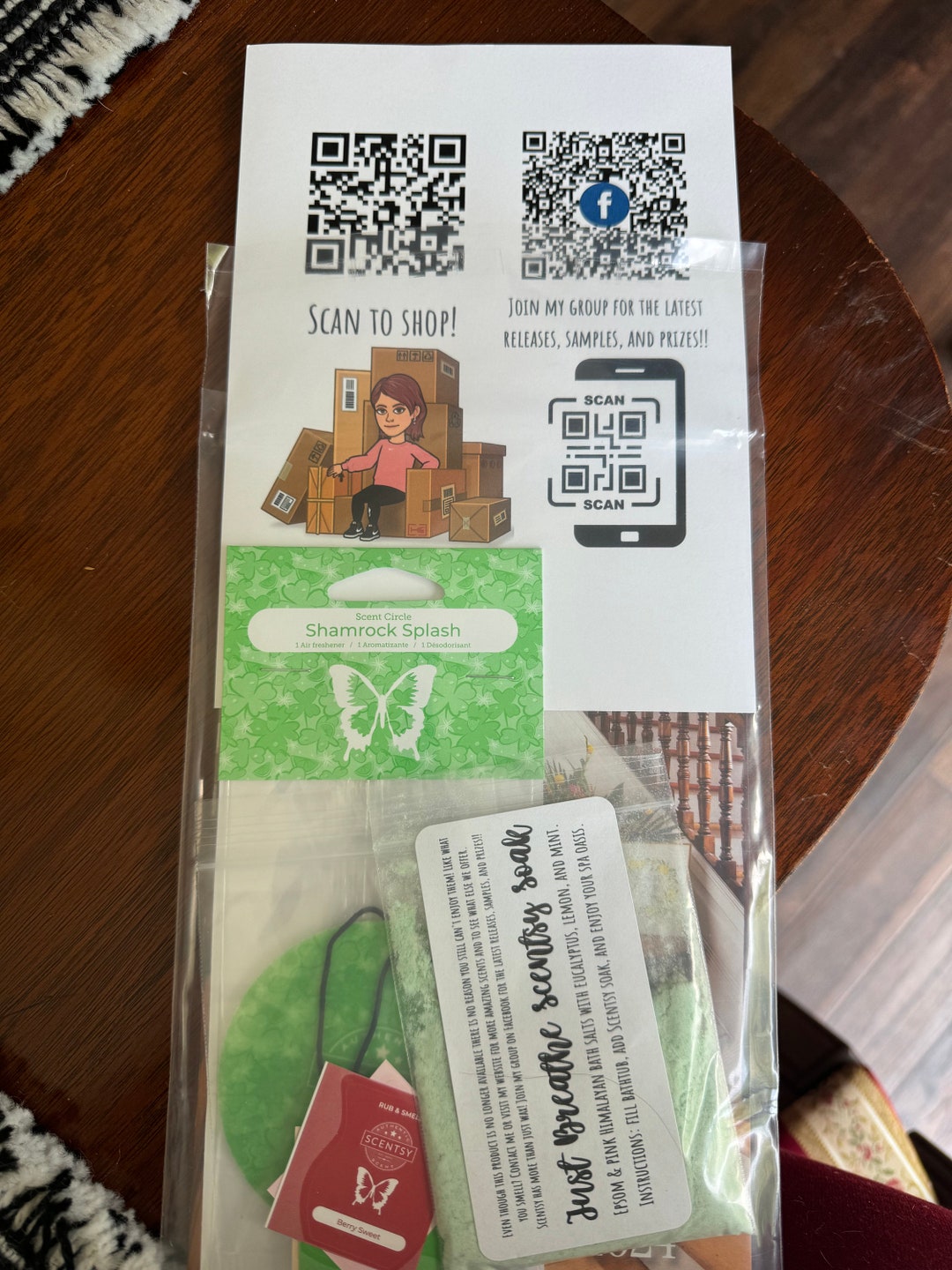 Editable Canva Template for Scentsy Orders With QR Codes - Etsy Australia