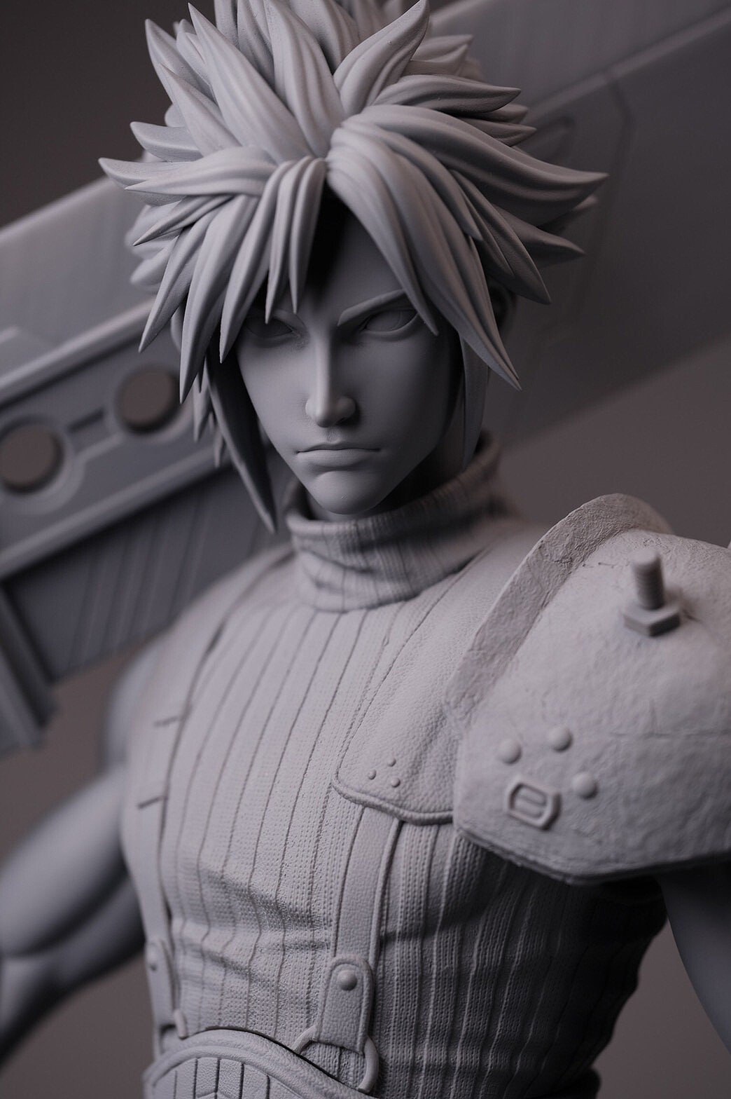Final Fantasy Cloud Strife STL File, FFVII FF7 Hero Game Anime STL File ...