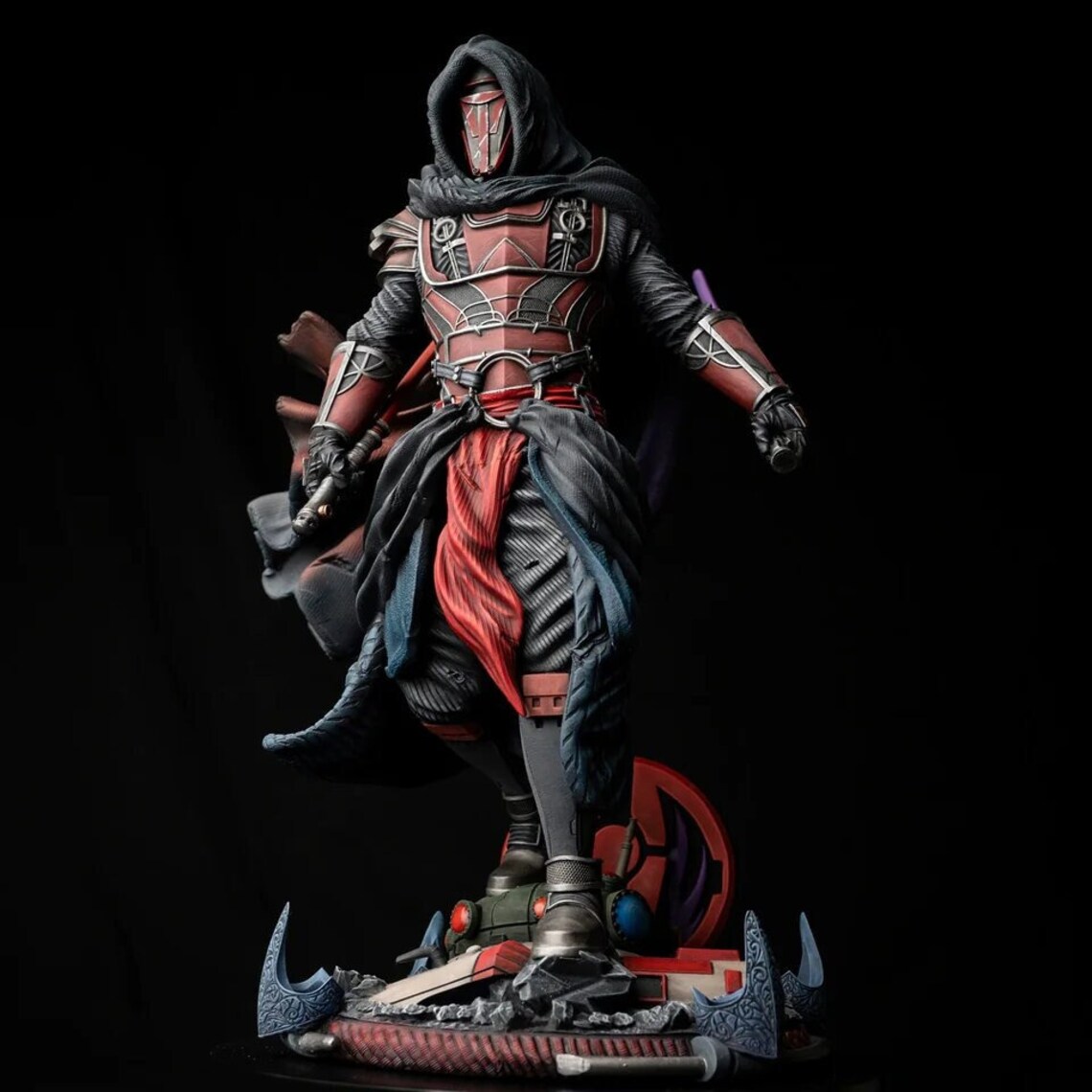 Darth Revan Figure, Star Wars Collectible, Gift for Fan, Dark Side ...