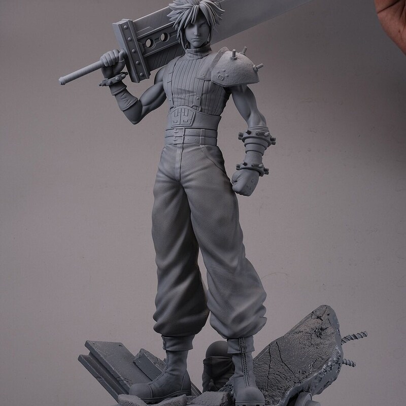 Cloud Strife Stl File - Etsy