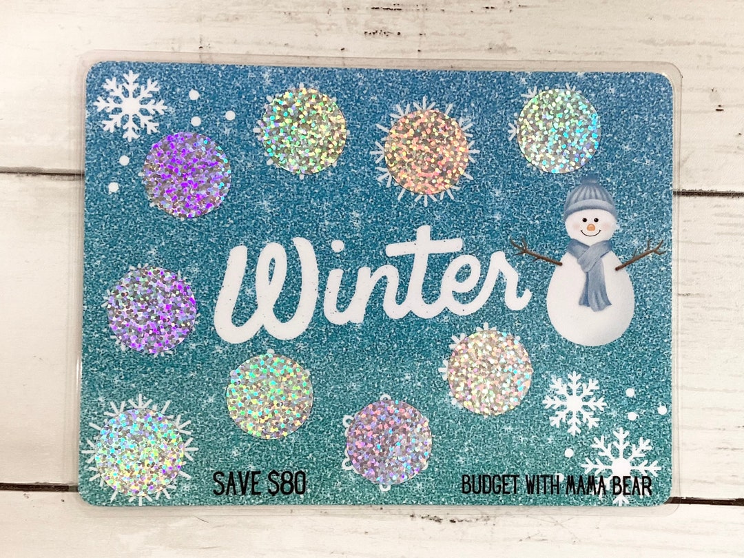 Winter Savings Challenge | Scratch off | Cash Budgeting | Savings ...