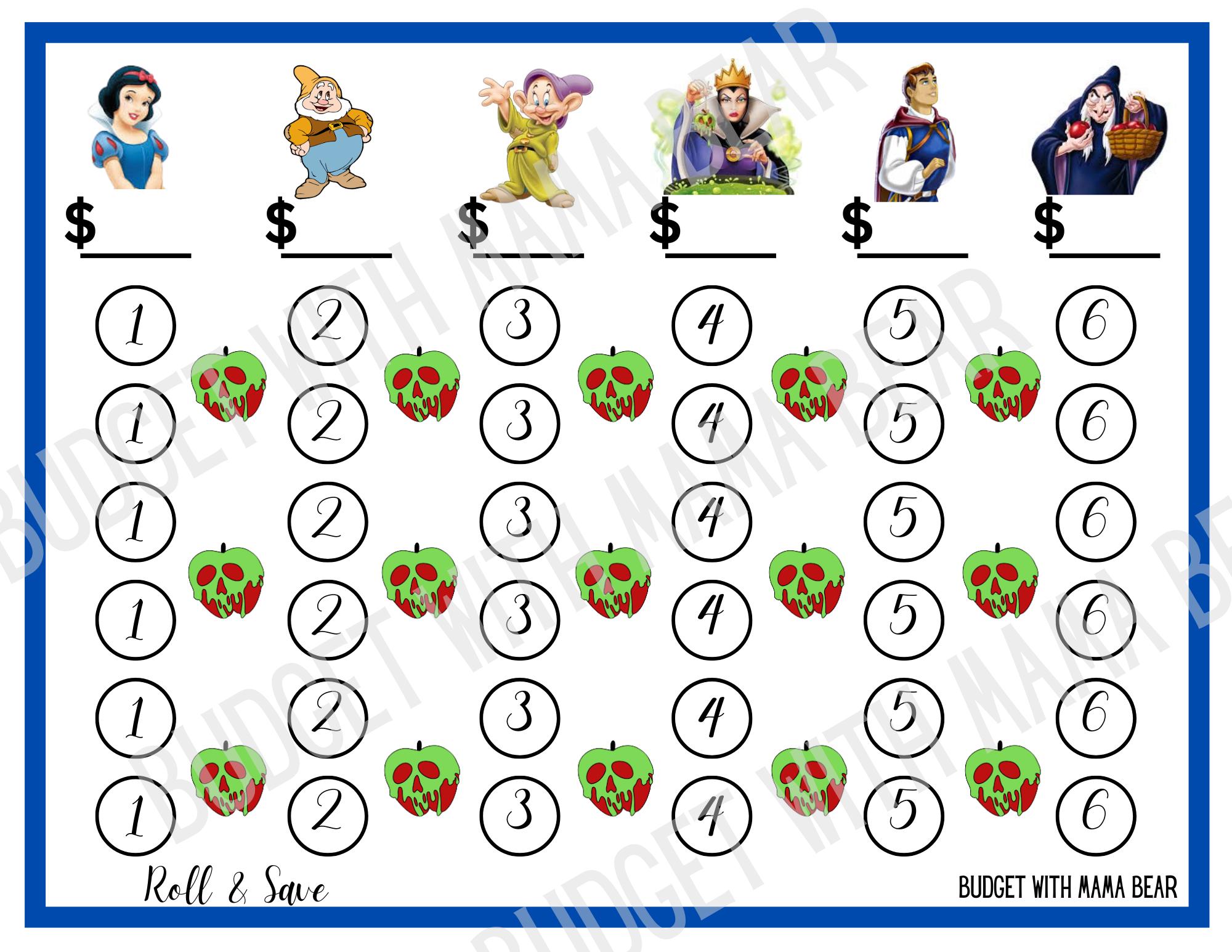 Roll & Save Challenge | Savings Challenge | Budgeting - Etsy