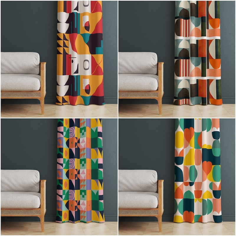 1970s Curtains - Etsy