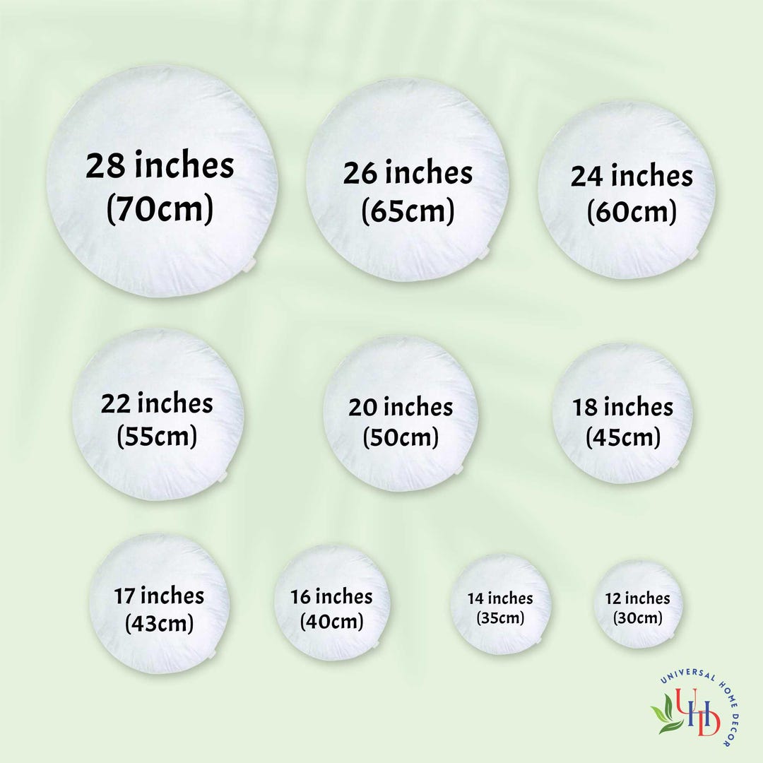 Round Pillow Insert|soft Silicone Bead Cushion Filler for Decorative ...