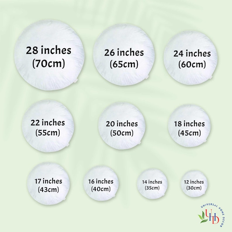 Round Pillow Insert|soft Silicone Bead Cushion Filler for Decorative ...