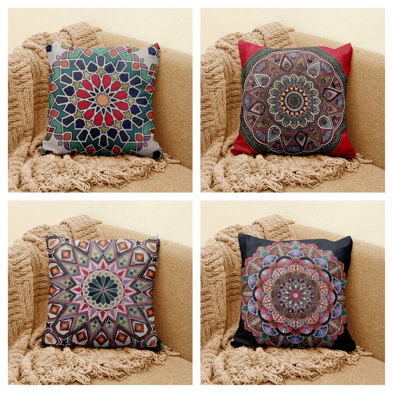 Mandala Pillow - Etsy