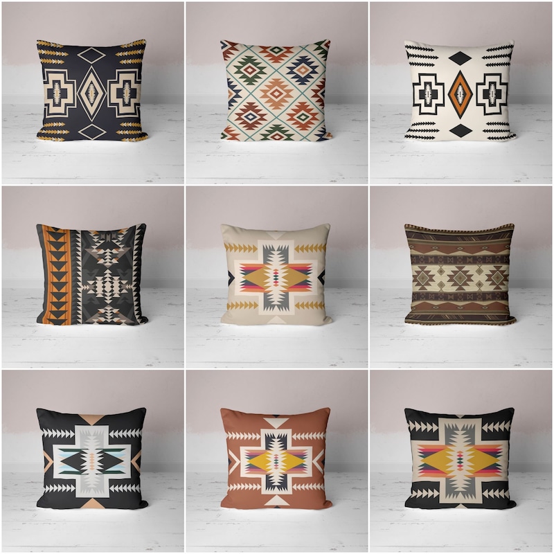 Aztec Pillow Covers - Etsy