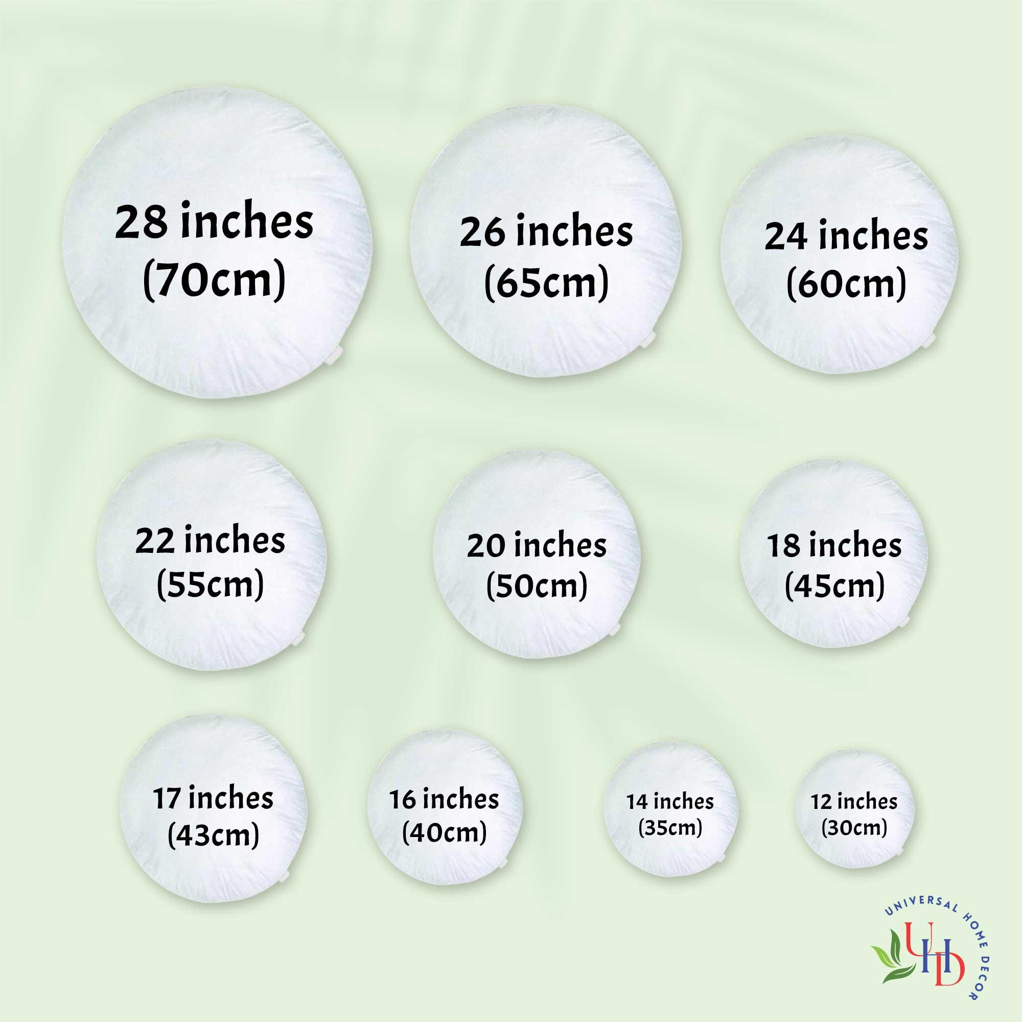 Round Pillow Insert|soft Silicone Bead Cushion Filler for Decorative ...