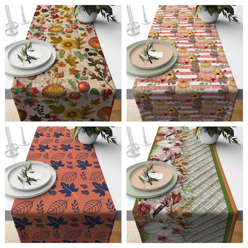 Fall Table Runner - Etsy