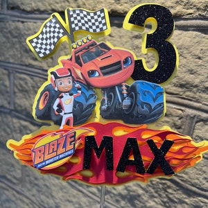 3D Blaze Custom Cake Topper - Etsy