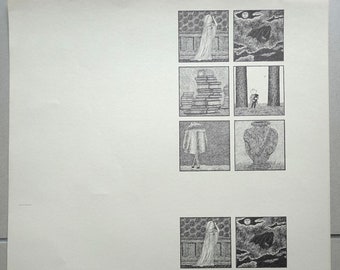 Edward Gorey Poster Stage Scene Vintage Edward Gorey Collectible Poster ...